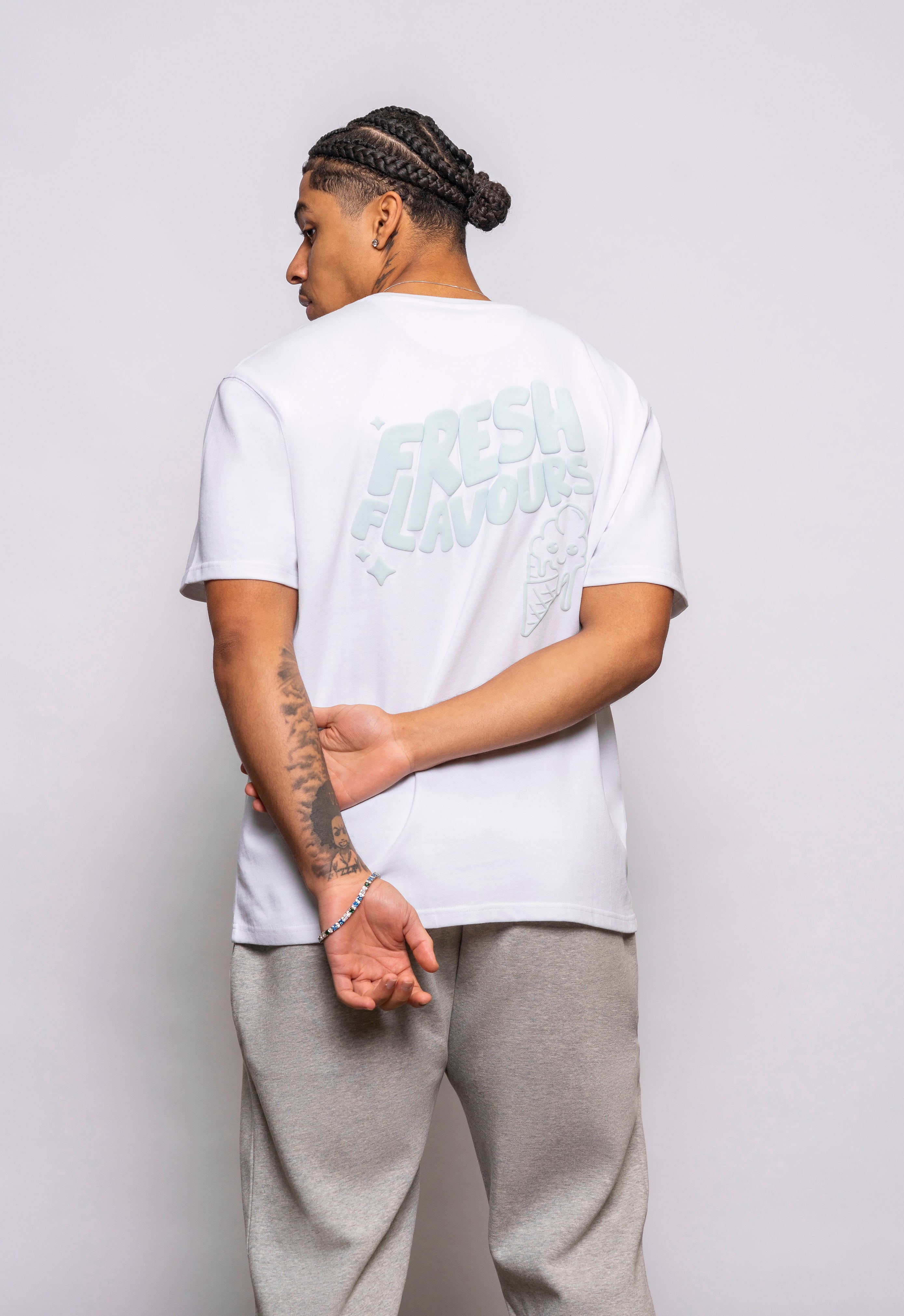 WHITE FRESH FLAVOURS TEE – Fresh Couture